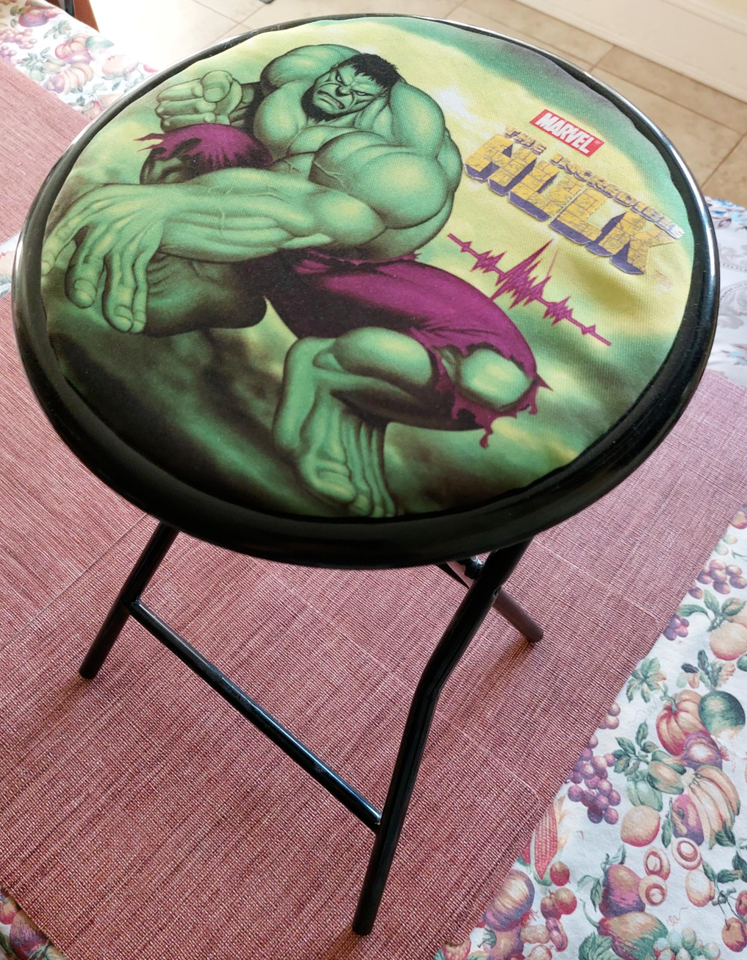 THE INCREDIBLE HULK Folding Stool Full Color Print Seat Stella ...