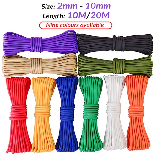 2 3 4 6 8 10MM POLYESTER POLY ROPE BRAIDED CORD STRONG BOATING SAILING ...