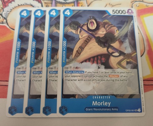 OP02-061 Morley (UC) Paramount War One Piece CCG x3 Playset | eBay