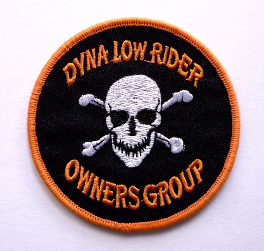 Dyna Low Rider Owners Group Harley Embroidered Davidson 3.5"x3.5" Sew ...
