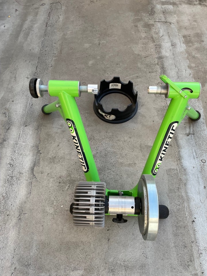 Kurt Kinetic Bike Fluid Trainer with Riser ring and Weight | eBay