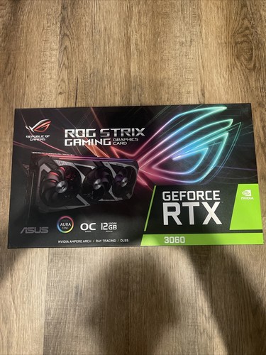 ASUS ROG Strix GeForce RTX 3060 OC V2 12GB GDDR6 Graphics Card for sale ...