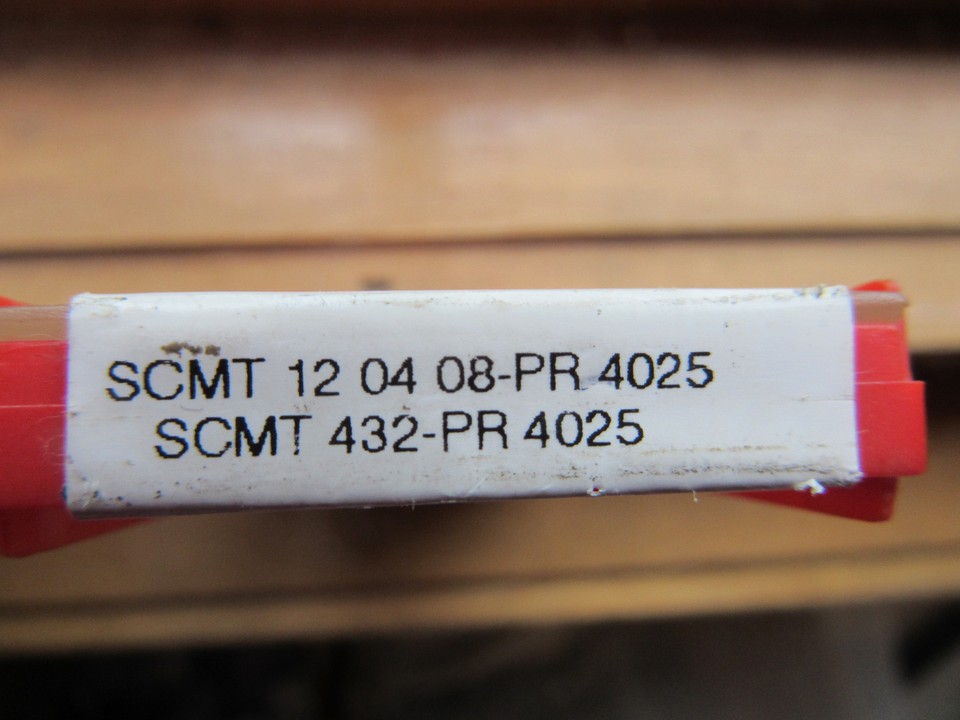 (10) Sandvik SCMT 12 04 08-PR 4025 Carbide Inserts SCMT 432-PR NEW ...