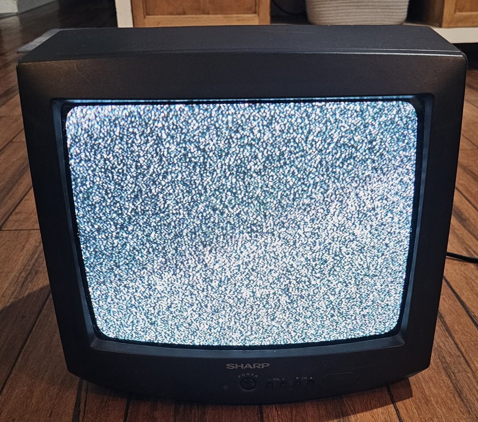 Vintage Sharp Television TV 13H M60 CRT Monitor Remote Tested Works | eBay