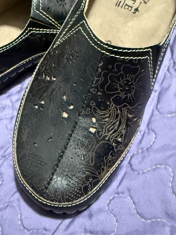 Spring Step L Artiste Slip-On Sandals Leather, Size 38 | eBay