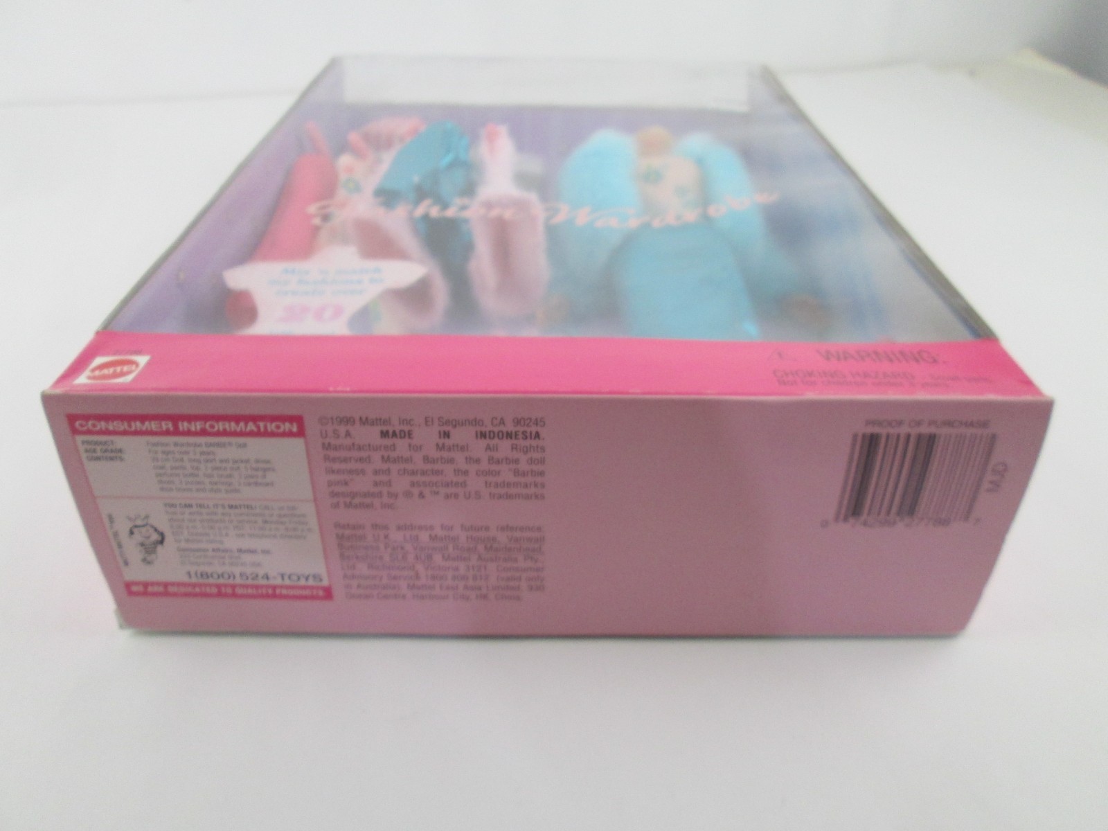 Barbie Fashion Wardrobe Doll Play Set 1999 Mattel 27788 for sale online ...