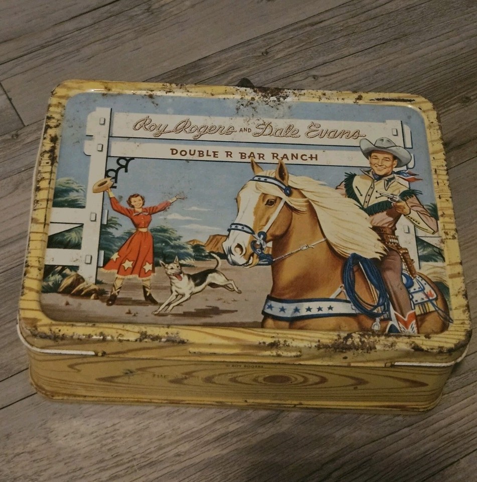 Roy Rogers & Dale Evans Double R Bar Ranch Lunch Box Narrow Style | eBay
