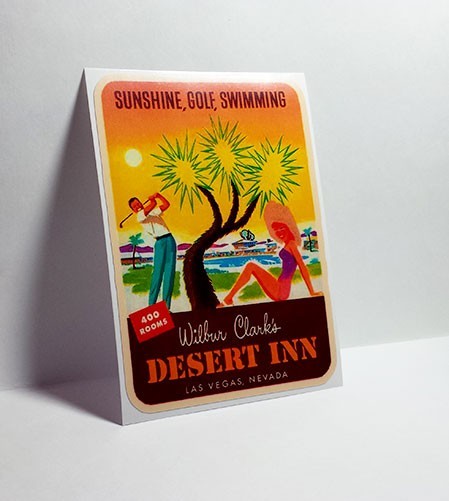 Desert Inn, Las Vegas Vintage Style Travel Decal / Vinyl Sticker ...
