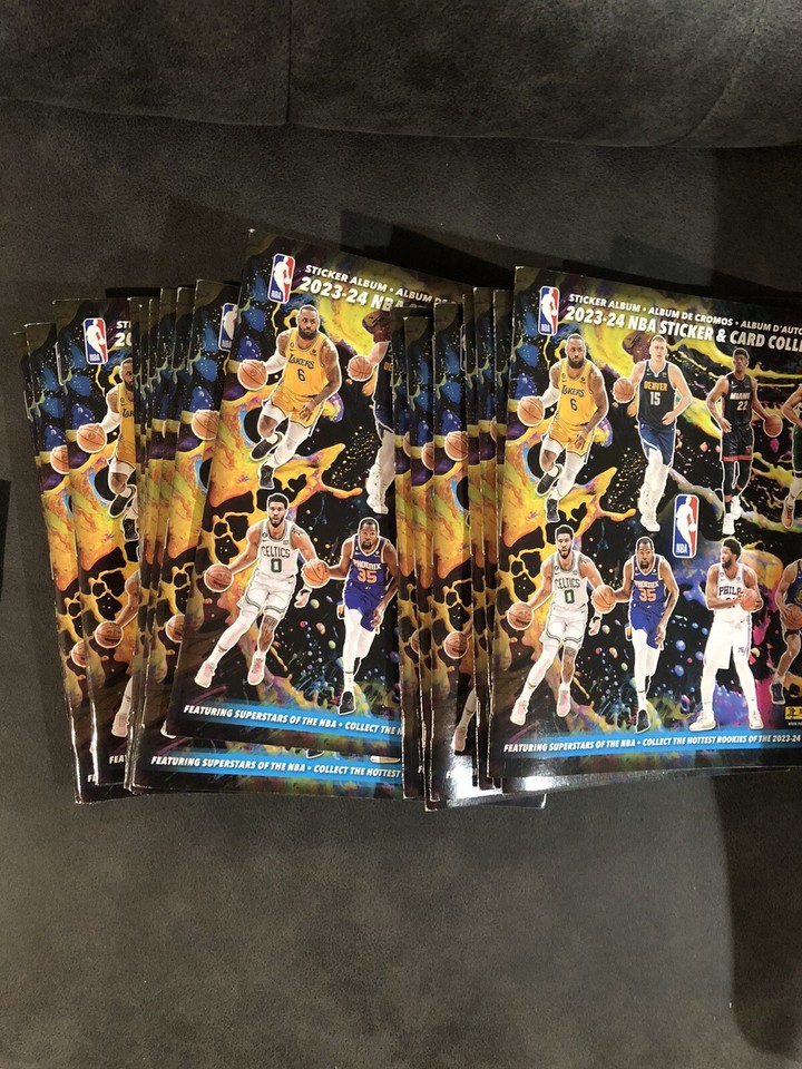 (22) 2020 - 2024 Panini NBA Sticker Book New Album Lot - LeBron Curry ...