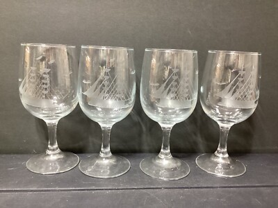 Set of 4 JAVIT CLIPPER 6 1/2" 10 oz Wine Glasses (JM5-082024-.75e) | eBay