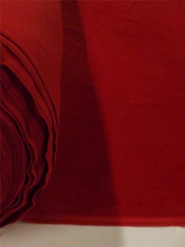 Red Cotton Velvet Velour Fabric Sewing Upholstery Drapery Craft Sold ...