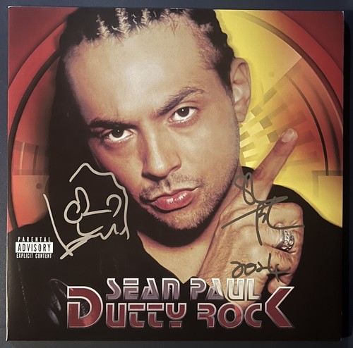 SEAN PAUL SIGNED DUTTY ROCK REGGAE RAP VINYL ALBUM AUTOGRAPH AUTHENTIC ...
