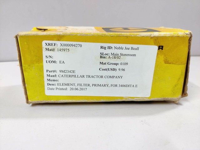 Caterpillar CAT 9m 2342 9M2342 Filter Element for sale online | eBay