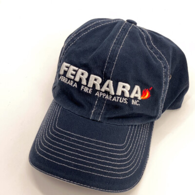 Ferrara Fire Apparatus Baseball Cap Dark Blue With White Topstitching ...