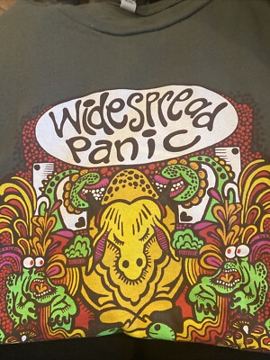 WIDESPREAD PANIC 2019 TOUR - WSP CREW SHIRT (LIGHTS) MENS L- SUPER RARE ...