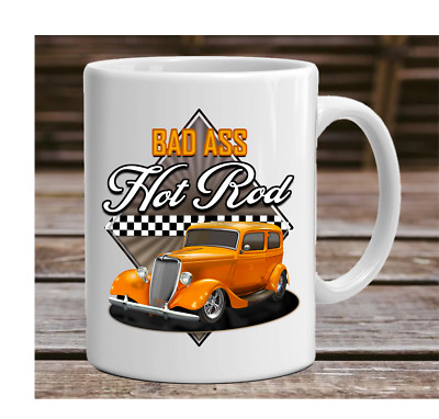 BAD ASS HOTROD COFFEE MUG | eBay Australia