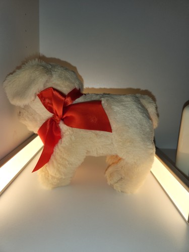 Melissa & Doug Sunny Yellow Lab Plush Red Bow Stuffed Animal Toy 9" | eBay