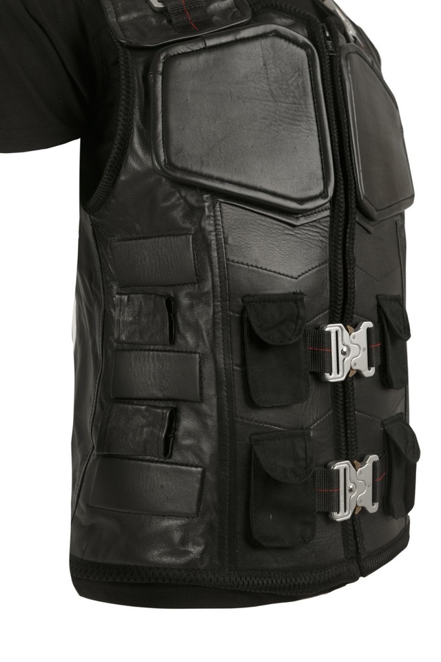 Men’s Blade Trinity Cosplay Vest | Wesley Snipes Costume LeatherVampire ...