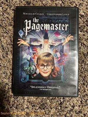 The Pagemaster DVD, 1994 Macaulay Culkin and Christopher Lloyd ...