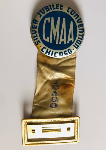 CMAA Silver Jubilee Convention Chicago Construction Pin Badge Rare ...