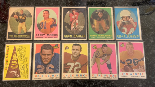 1958-59 Topps Football LOT...........22 DIFFERENT! | eBay