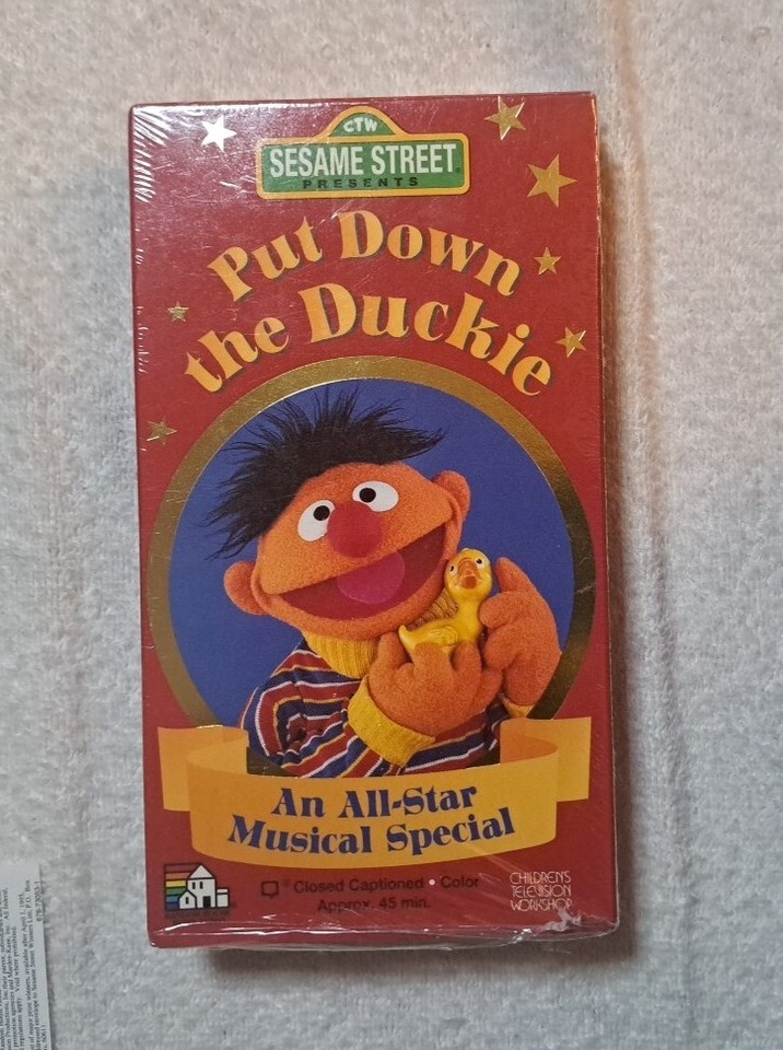 Sesame Street - Put Down the Duckie (VHS, 1996) 74645131832| eBay