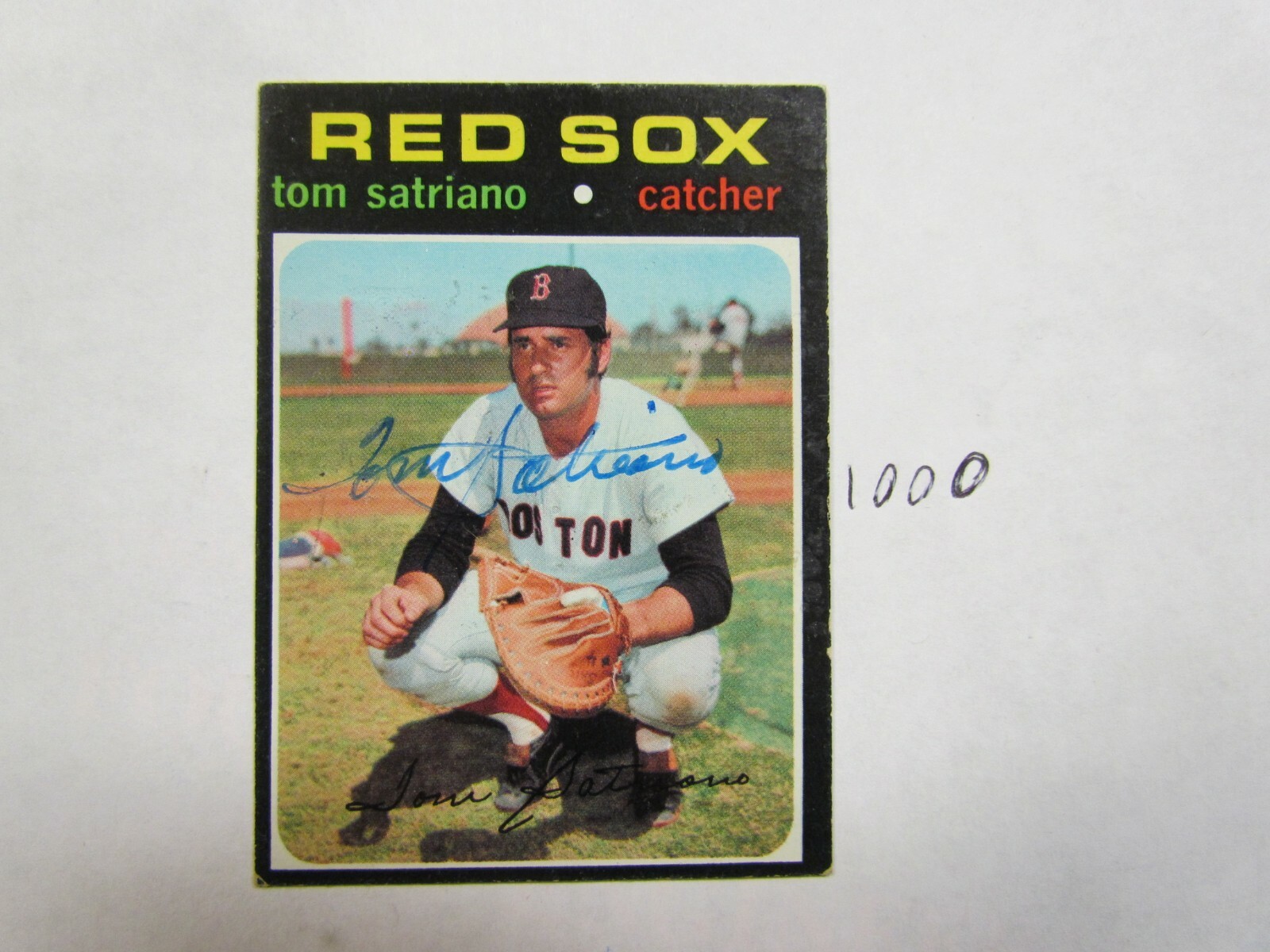 1971 Topps Tom Satriano Autographed Signed Baseball Card | eBay