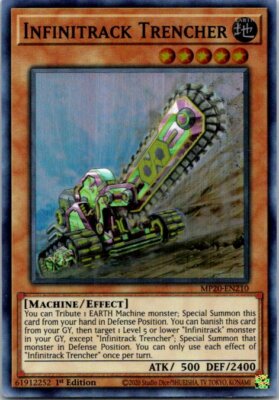 Infinitrack Trencher MP20-EN210 Yu-Gi-Oh! 1st Edition NM | eBay