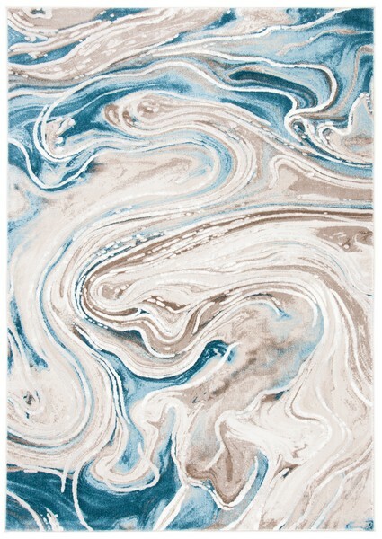 Contemporary Transitional Abstract Sculptured Blue Area Rug *FREE ...