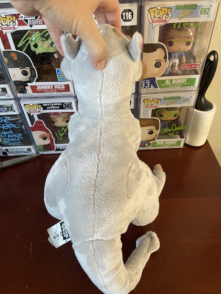 STAR WARS TAUN TAUN Plush Stuffed Disney Store Exclusive Gray Stamped ...