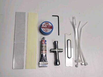 Tamiya Globe Liner 56304 Tool Bag Thread Lock Ceramic Grease Zip Ties ...
