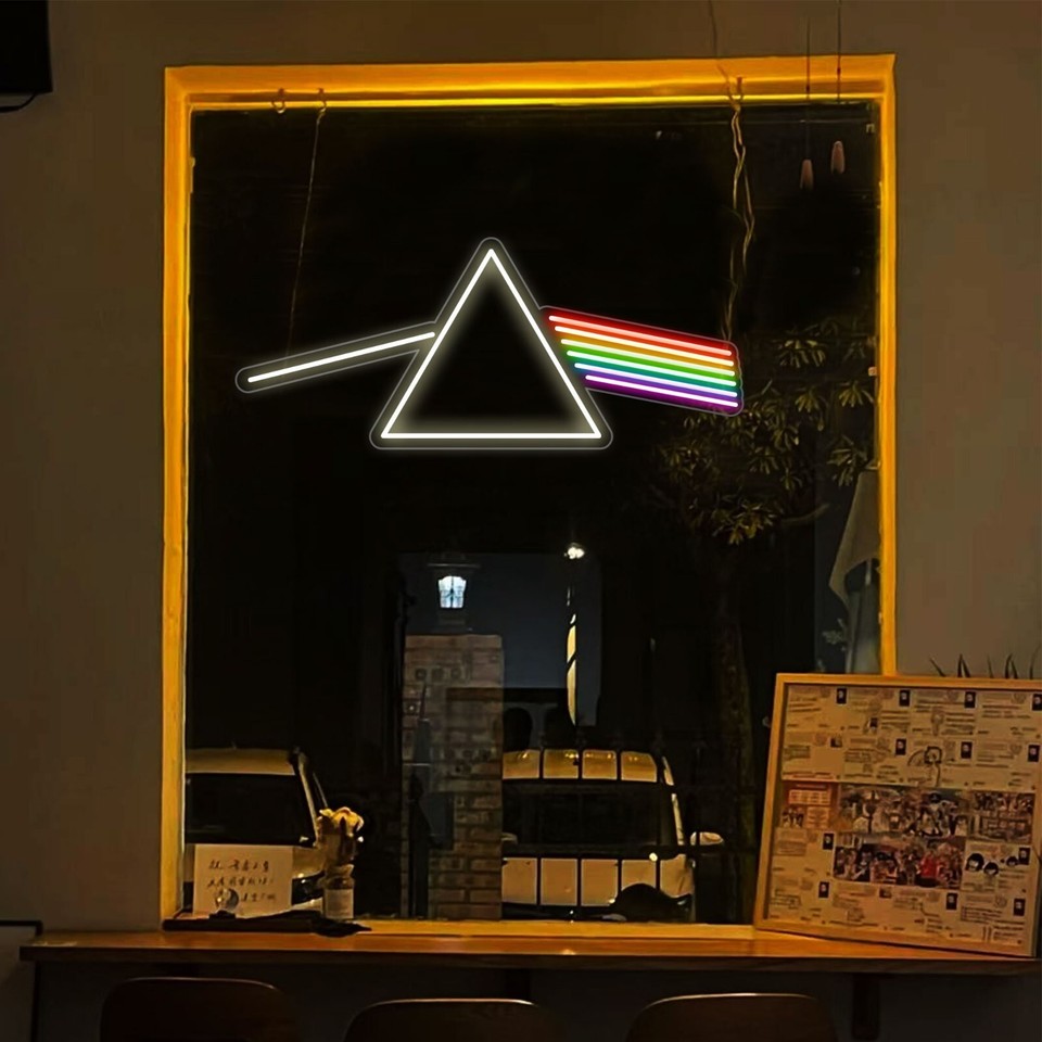 Music neon sign- LED Pink Floyd Neon Light，pink Floyd Fecor for Living ...