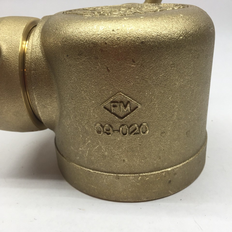 AUTOSPKR 90 BRASS SINGLE CLAPPER SIAMESE 4" NPT(F)NPT X2 1/2" | eBay