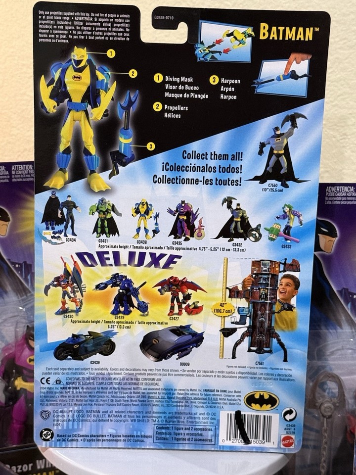 2004 The Batman DC Comics Aqua Attack The Batman Figure In Original ...