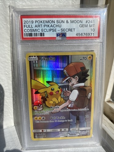 PIKACHU 2019 Pokemon Sun Moon Cosmic Eclipse 241 PSA 10 | eBay