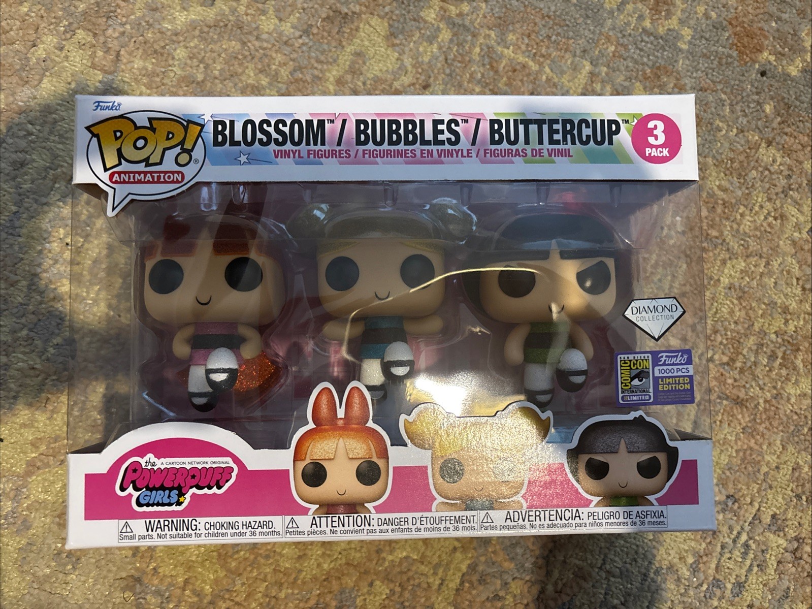 Funko pop Powerpuff Girls Glitter 3 Pack Diamond | eBay UK