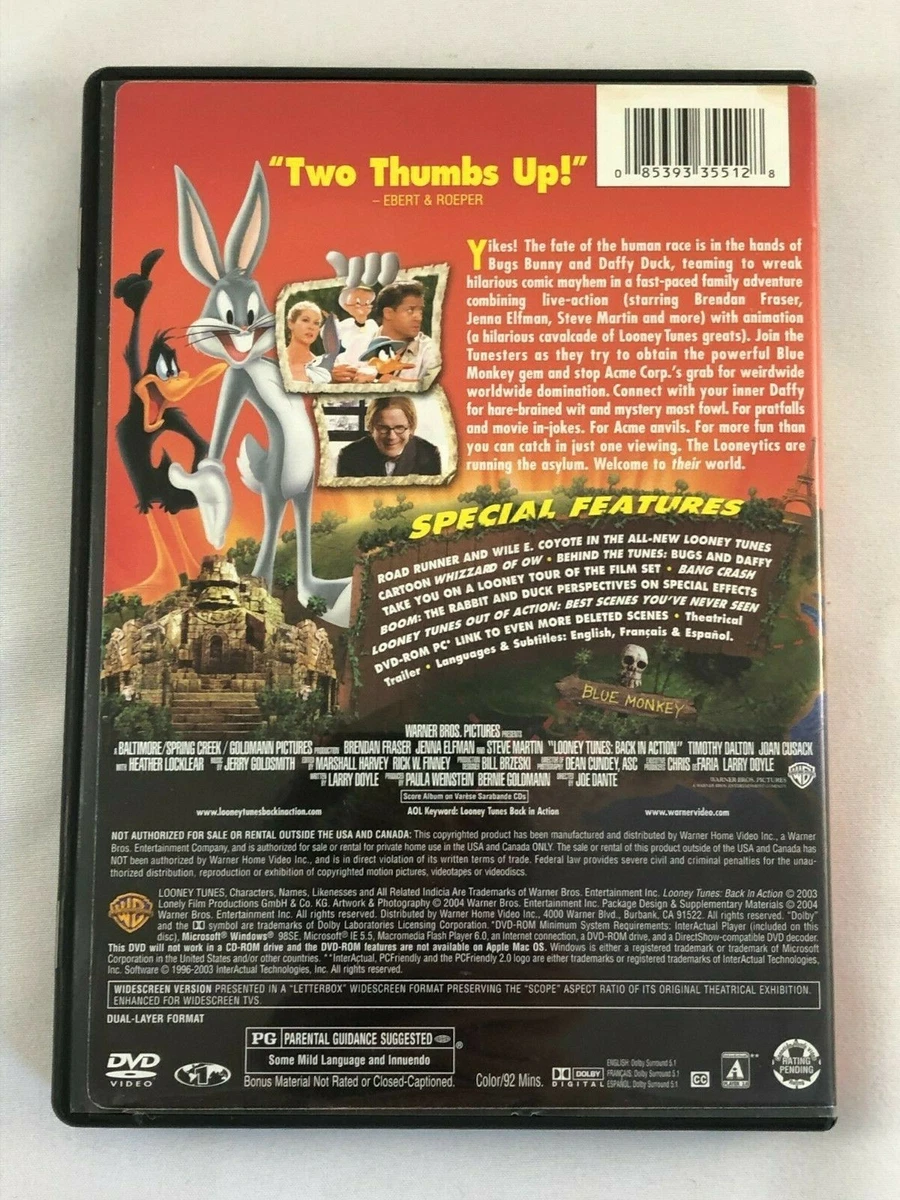 Looney Tunes Back In Action Dvd Menu