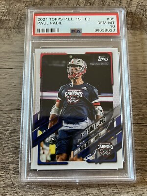 2021 Topps Premier Lacrosse League PLL - PAUL RABIL 35 First Edition ...