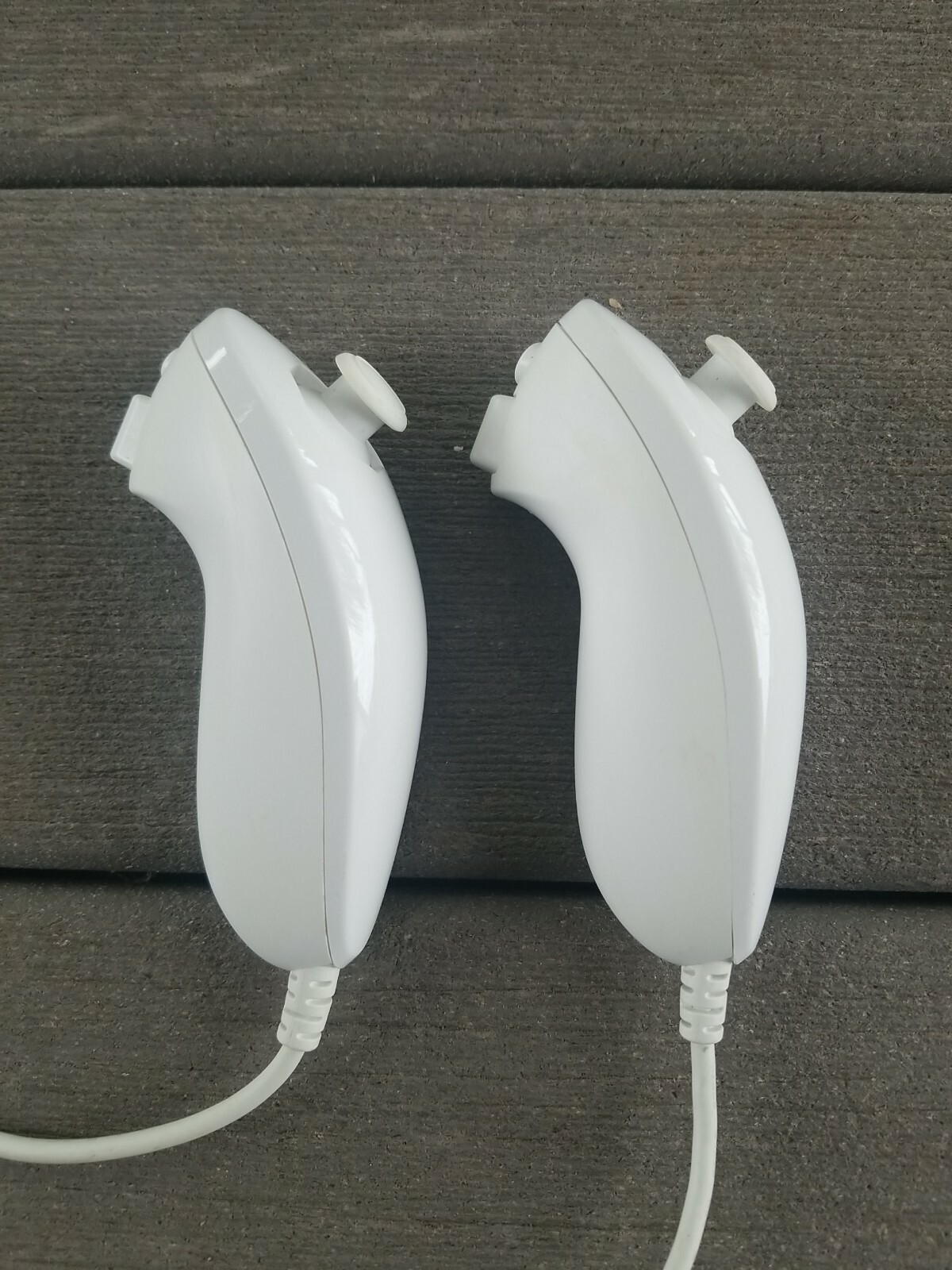 Original Wii Nintendo White Nunchucks Controllers Lot Of 2 | eBay