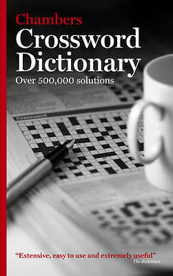 Chambers Crossword Dictionary by Chambers (ed.) (Paperback, 2007) for ...
