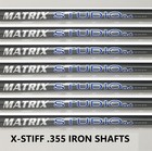 MATRIX 4-PW X-STIFF FLEX GRAPHITE TOUR IRON SHAFTS 355 taper set /7 ...