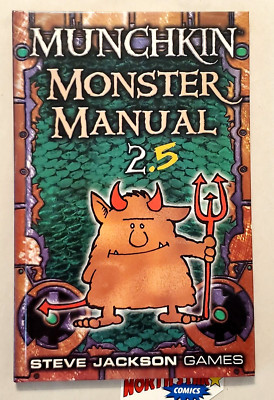 Munchkin Monster Manual 2.5 RPG (Steve Jackson) 1st Ed, 1st Print - New ...