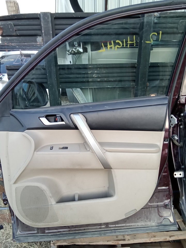 08-13 TOYOTA HIGHLANDER FRONT & REAR RIGHT PASSENGER SIDE DOORS SET ...