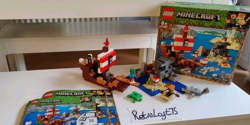 LEGO Minecraft #21152 The Pirate Ship Adventure.Good Condition. 2 ...
