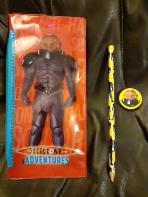 Doctor Dr Who Adventures Sontaran Pencil Case Pencil & Eraser Set ...
