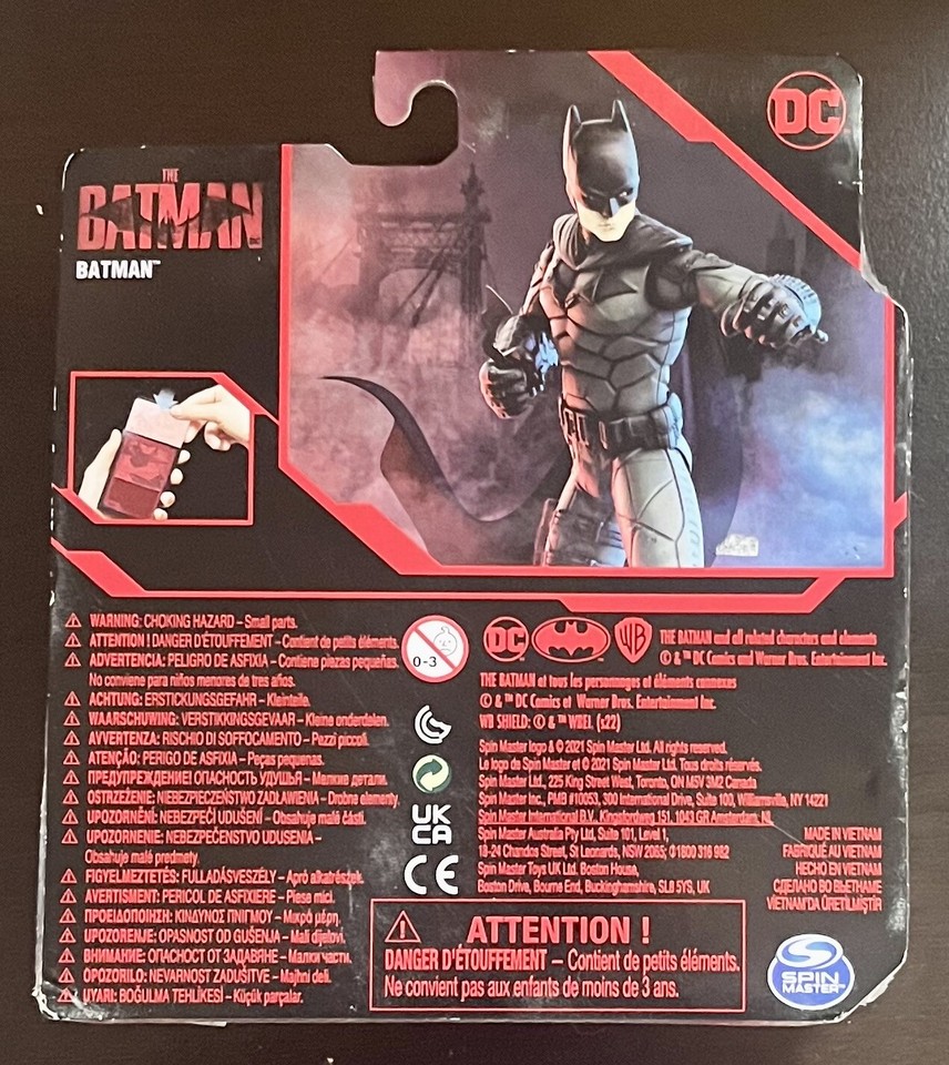 DC Comics The Batman 4-inch Action Figure w/ 3 Accessories - NEW | eBay