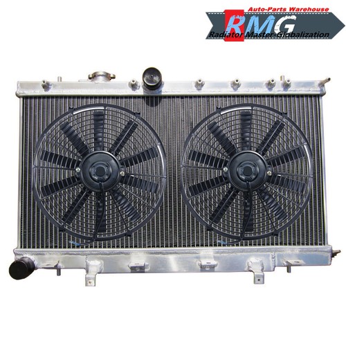 2Row Aluminum Radiator For 2002-2007 Subaru Impreza WRX STI 03 2004 05 ...