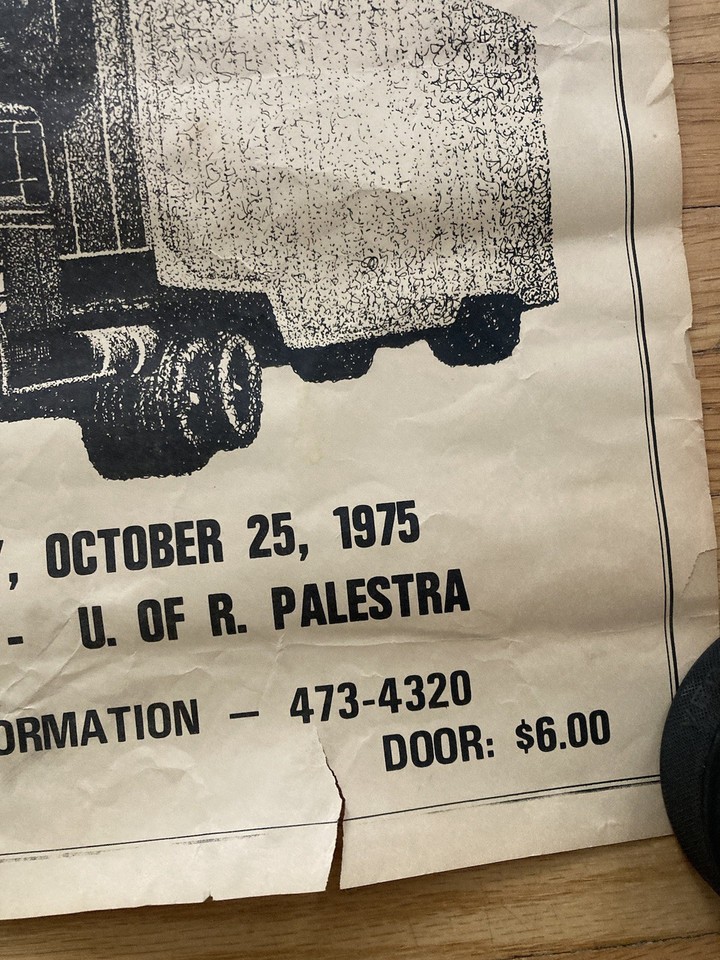 Commander Cody & His Lost Planet Airmen Rare Promo gig Poster Ad ...