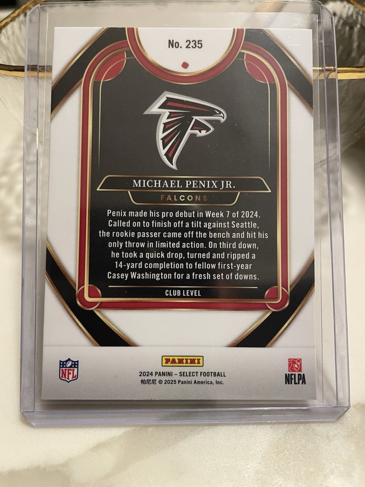 2024 Panini Select - Club Level Michael Penix Jr. #235 (RC) | eBay