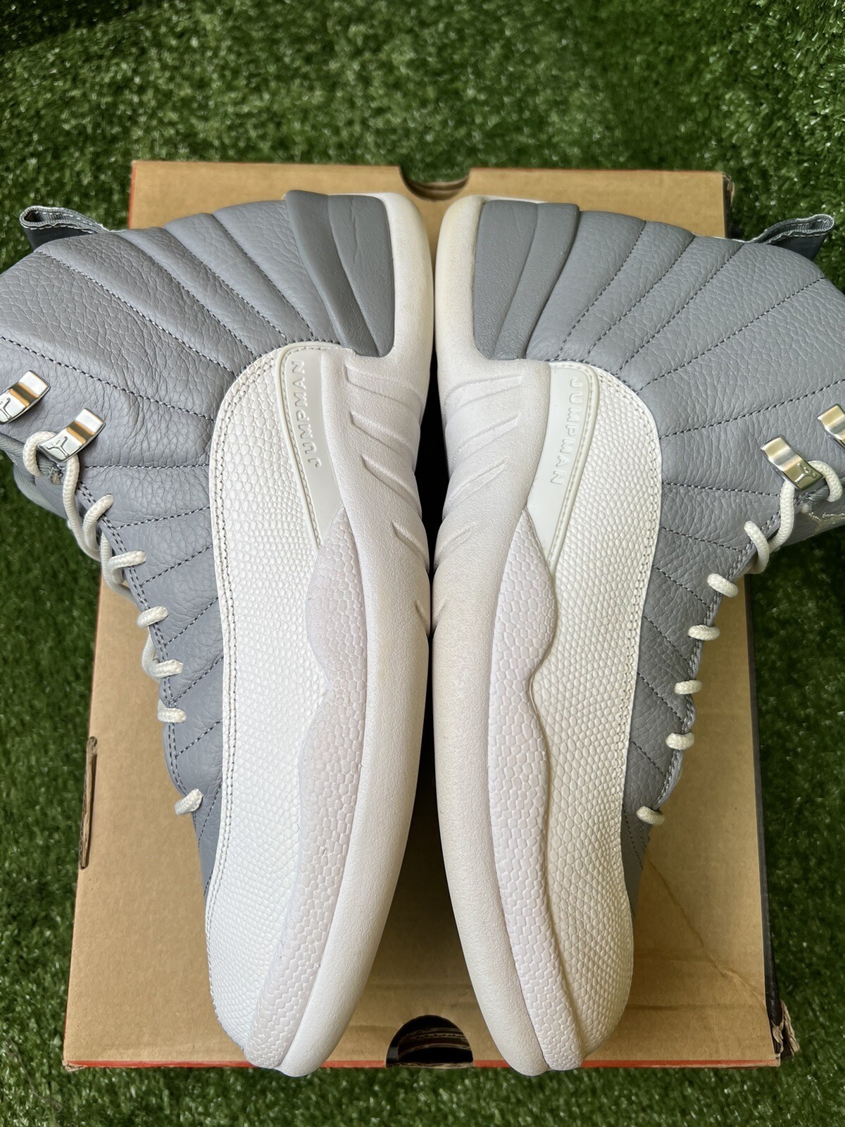 Nike Air Jordan 12 Stealth size 11 CT8013-015 OG XII Retro Clean White ...